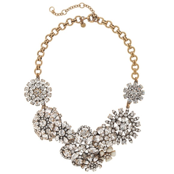 J. Crew | Jewelry | J Crew Flower Lattice Necklace | Poshmark